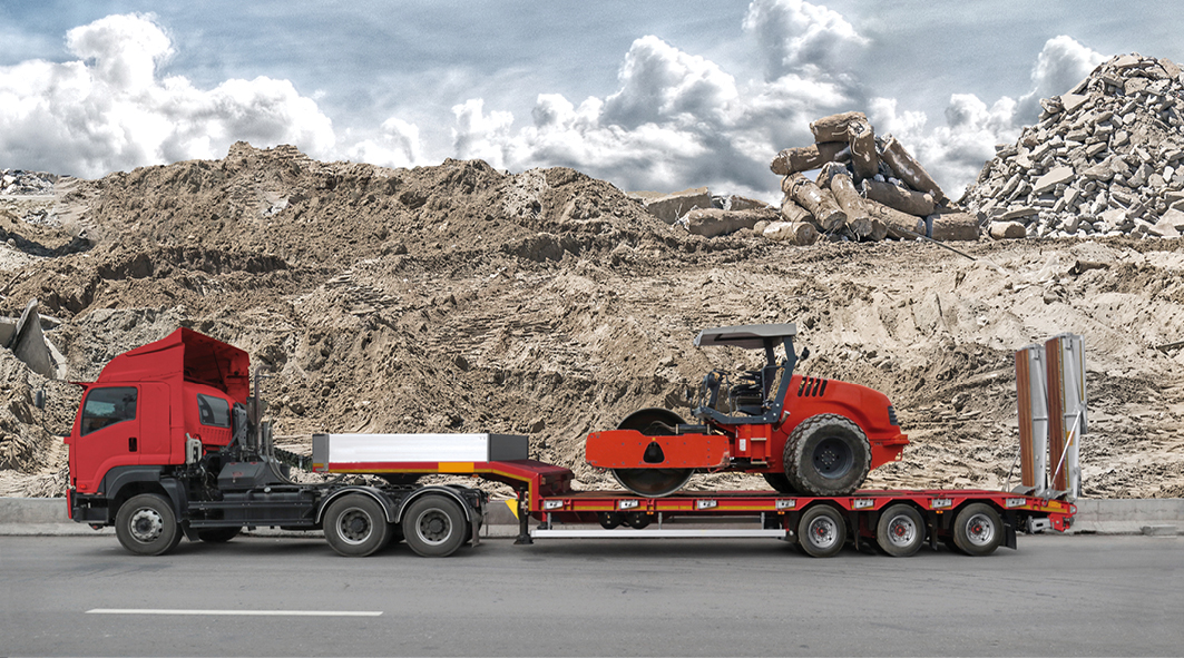 TRAILERE PENTRU TRANSPORT UTILAJE | InterCargo Grup